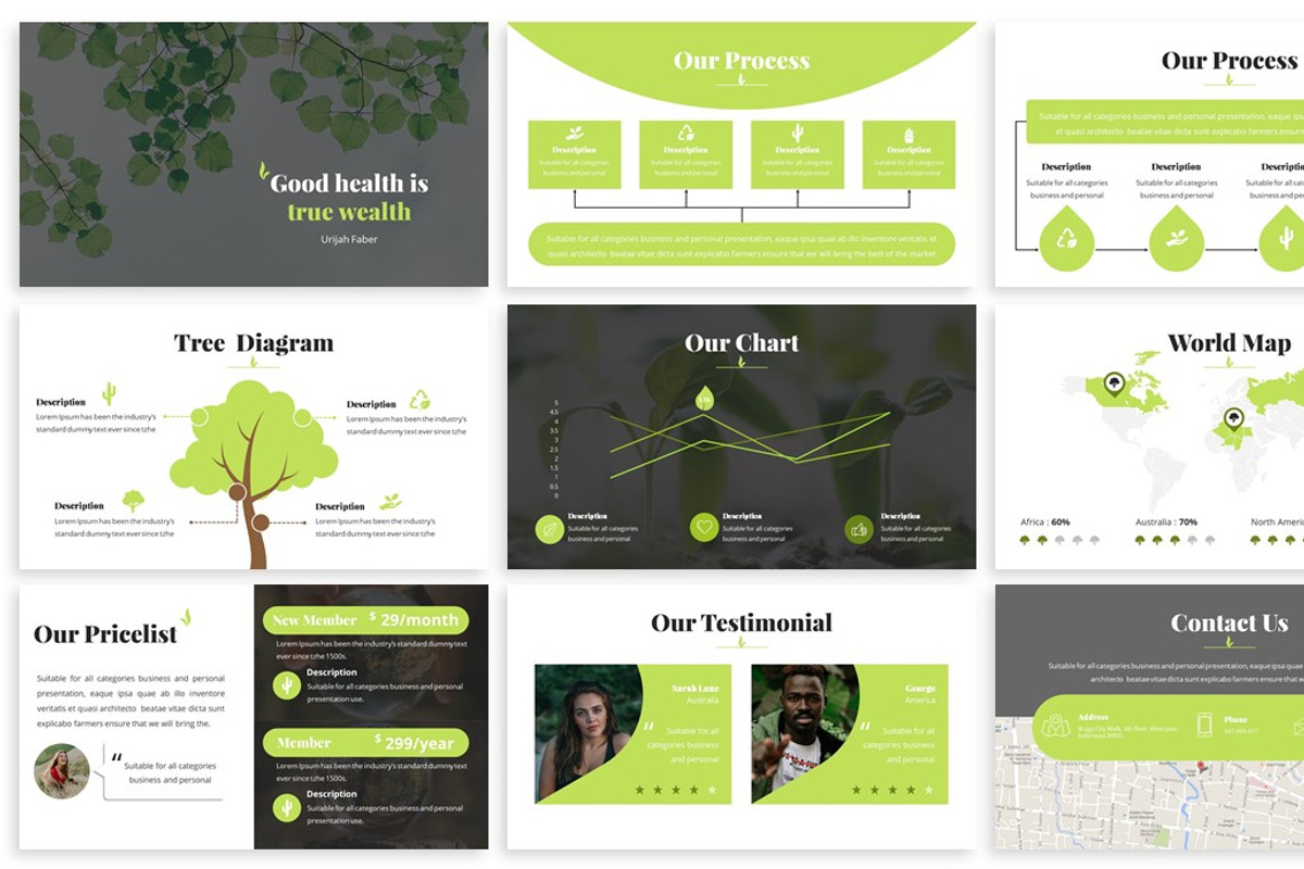 Environment - Nature Google Slides, a Presentation Template by SlideFactory