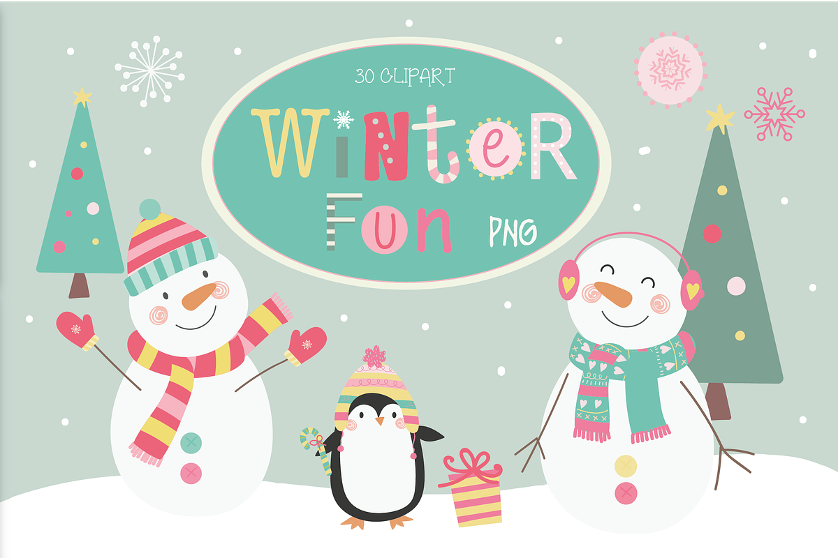 Mega christmas bundle, an Animal Illustration by Poppymoondesign