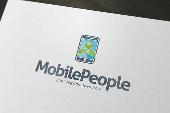 Mobile People Logo Template, a Branding & Logo Template by PixaSquare