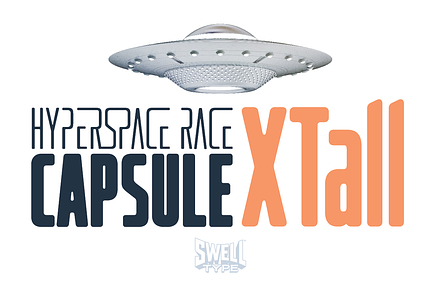 Hyperspace Race Extended sci-fi font, a Sans Serif Font by Swell Type
