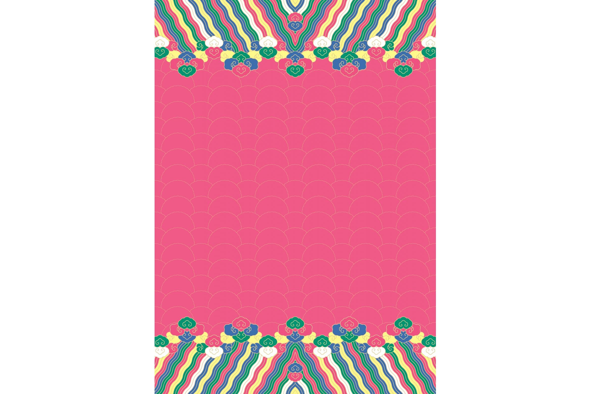 Korea traditional background, a Decorative Illustration by TotallypicRF