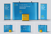 Exhibition Stand Mockup Set