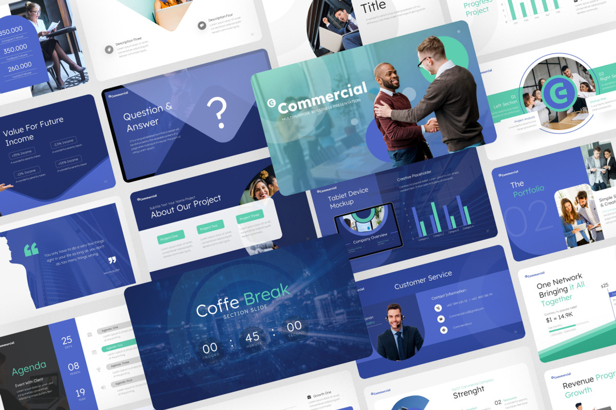 Commercial PowerPoint Template