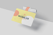 Rectangle Wobbler Mockups, an Advertising Mockup by GfxFoundry