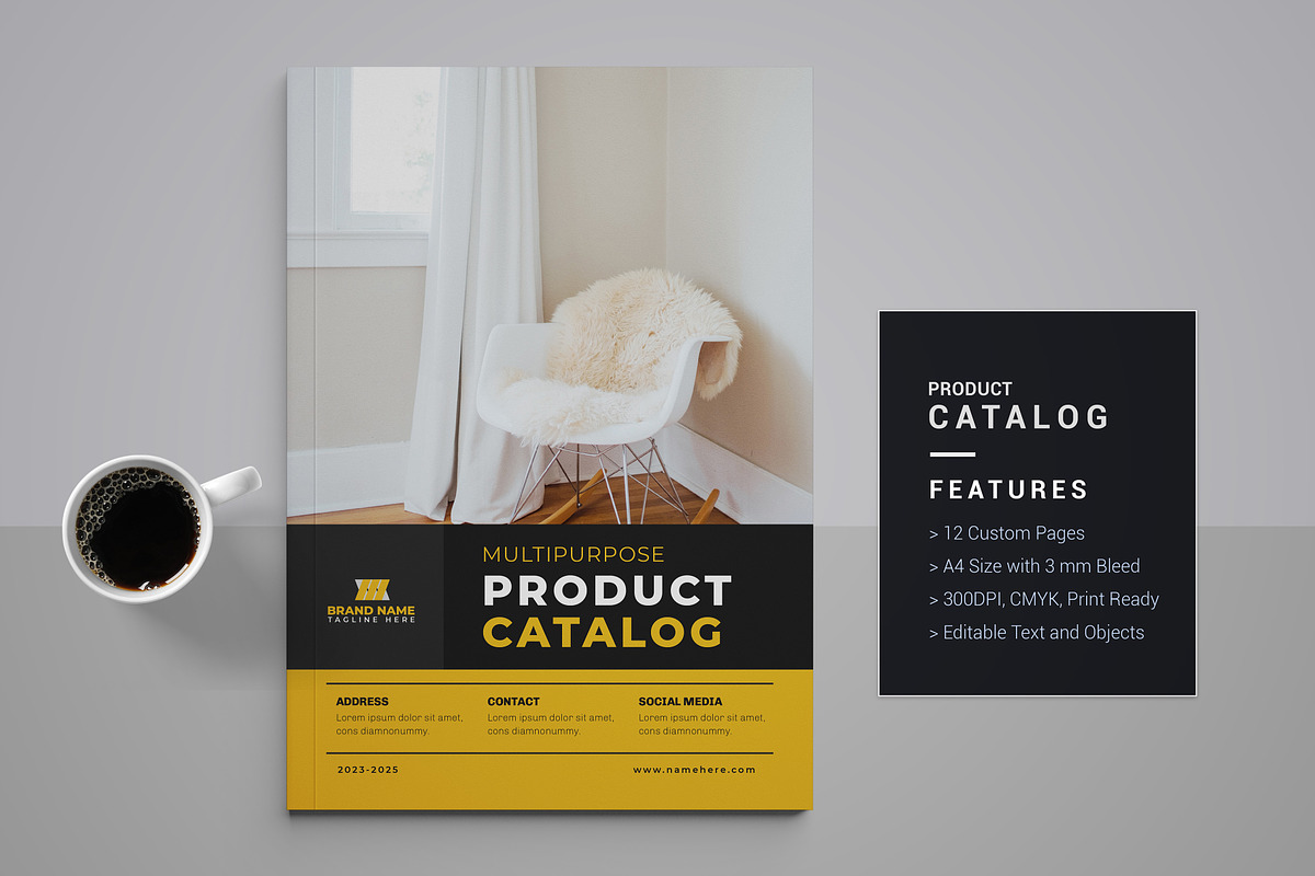 Product Catalog Template | Creative Market