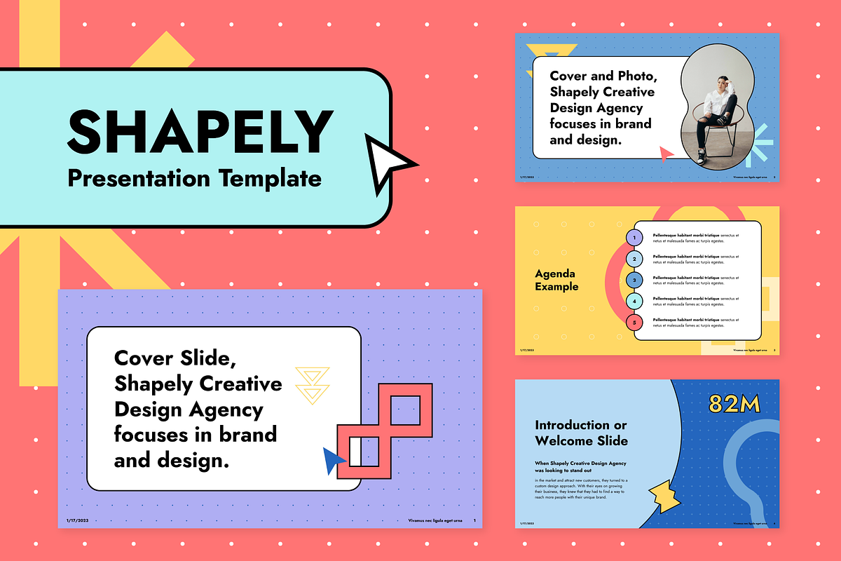 Shapely Google Slides Template, a Presentation Template by chio.design ...