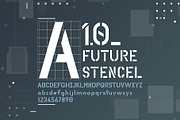 Future Stencil - Regular, a Font by EMP Design