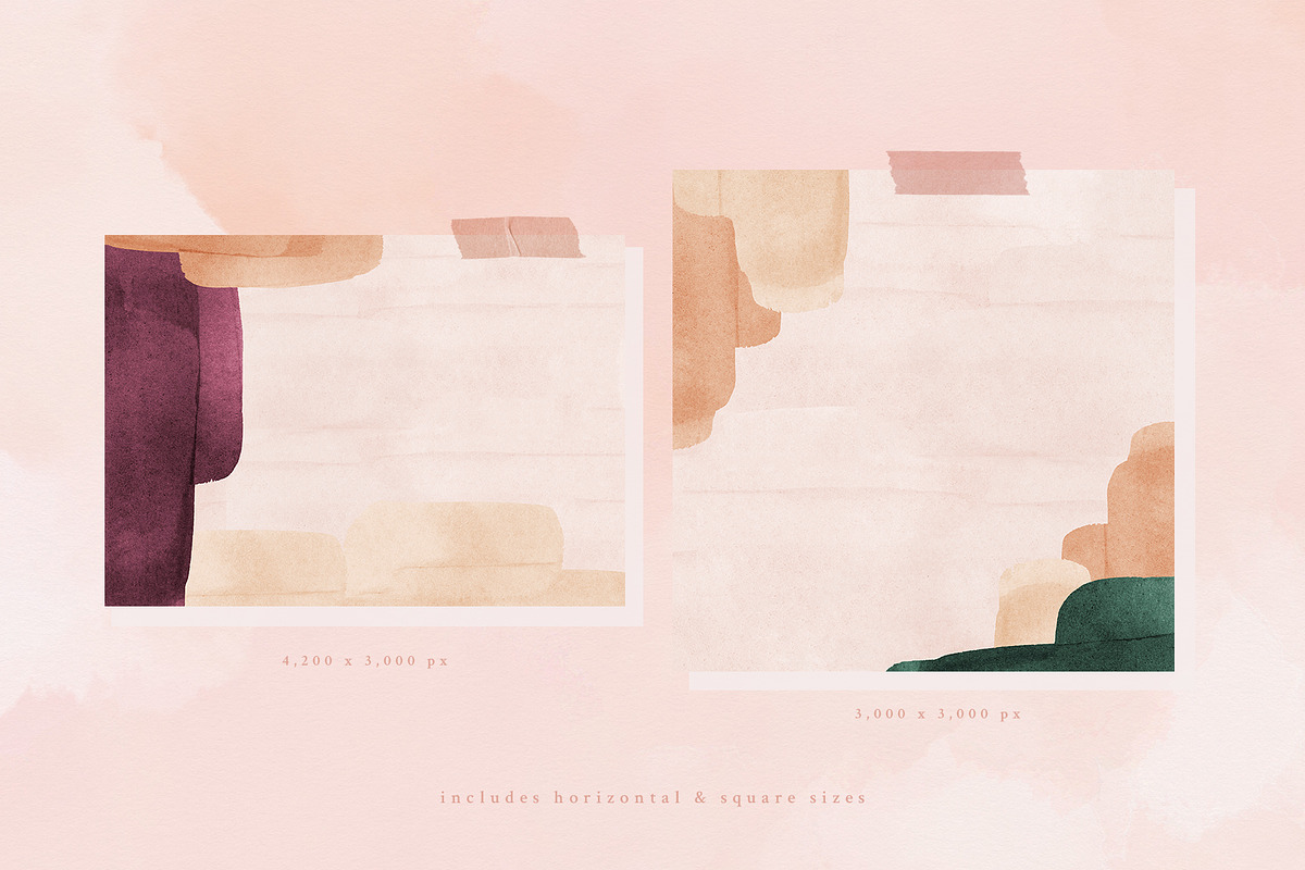 Abstract Quote Backgrounds, a Texture Graphic by Basia Stryjecka