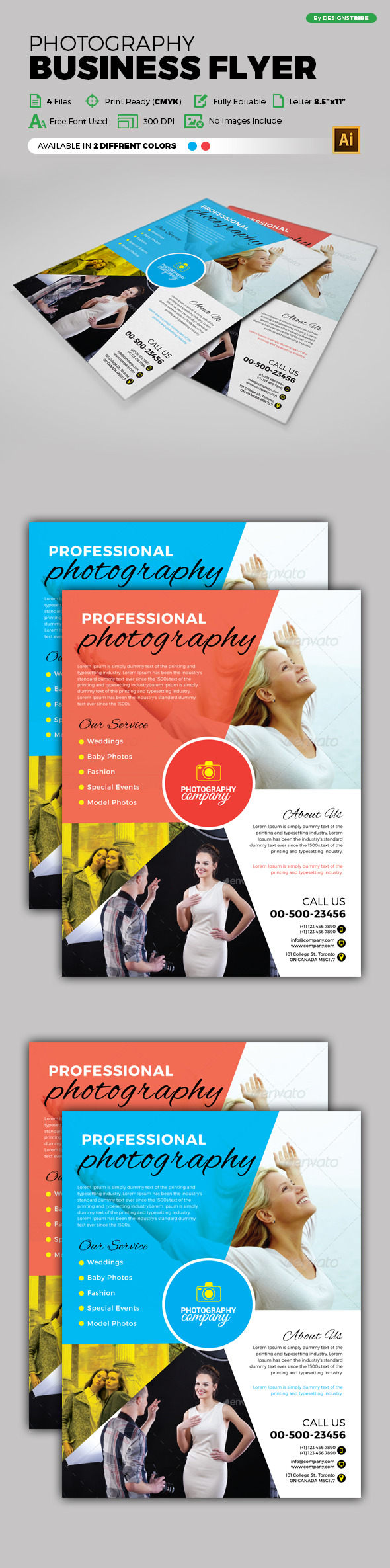 Flyer 76, a Flyer Template by Design'sTRIBE | Creative Market