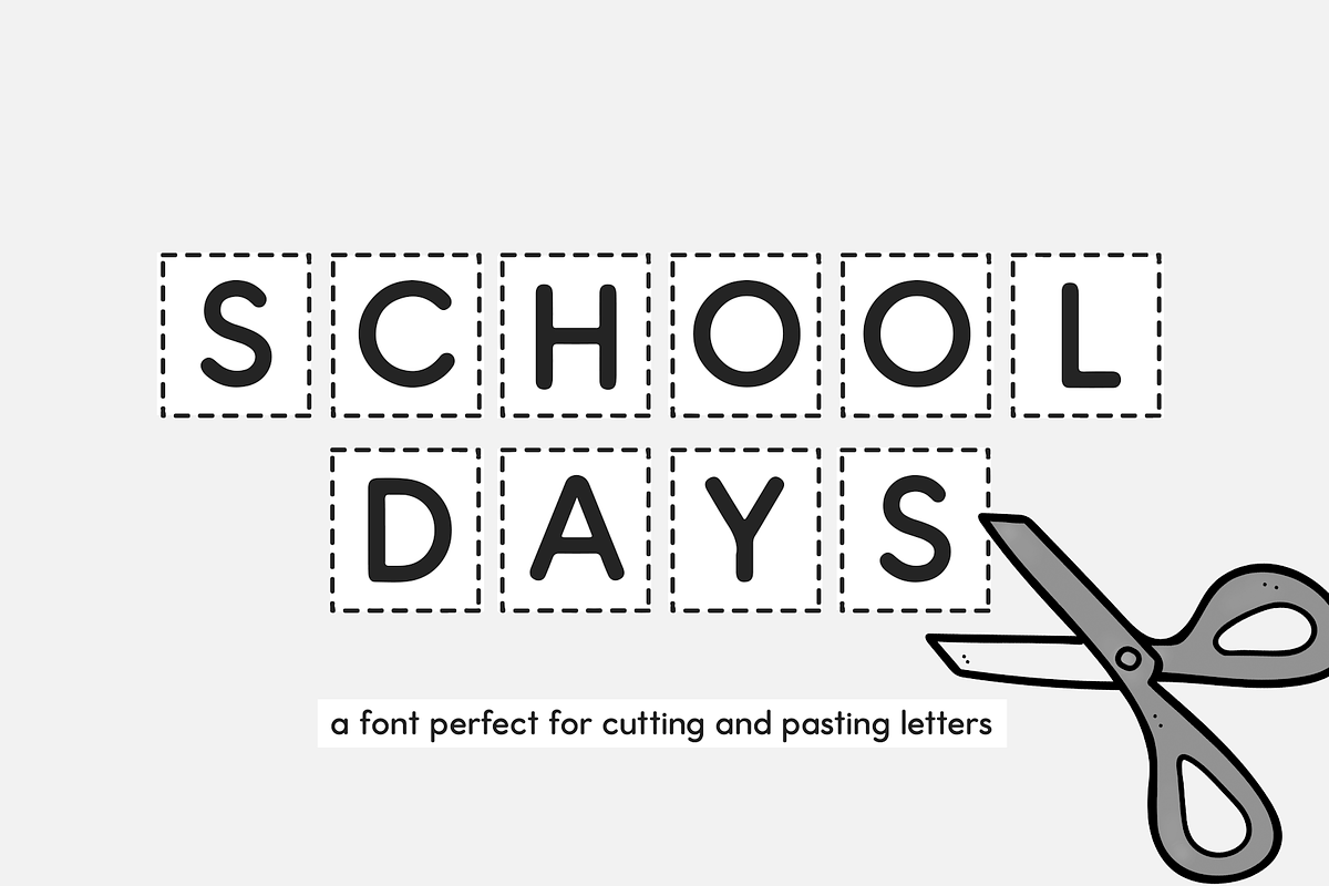 School Font Bundle | 10 Fonts