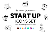 Animated Startup Icon Set