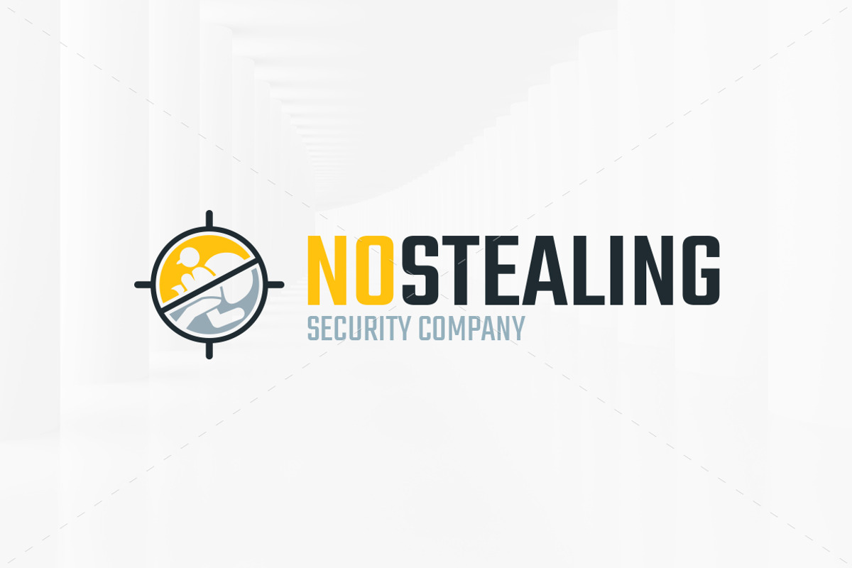No Stealing Logo Template, a Branding & Logo Template by LOGOMAGINE