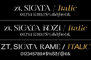 Zt Sigata Display Font