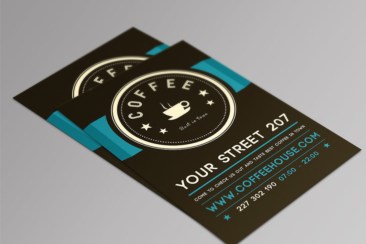 Coffee House Flyer PSD Template, a Flyer Template by M K GRAPHICS ...