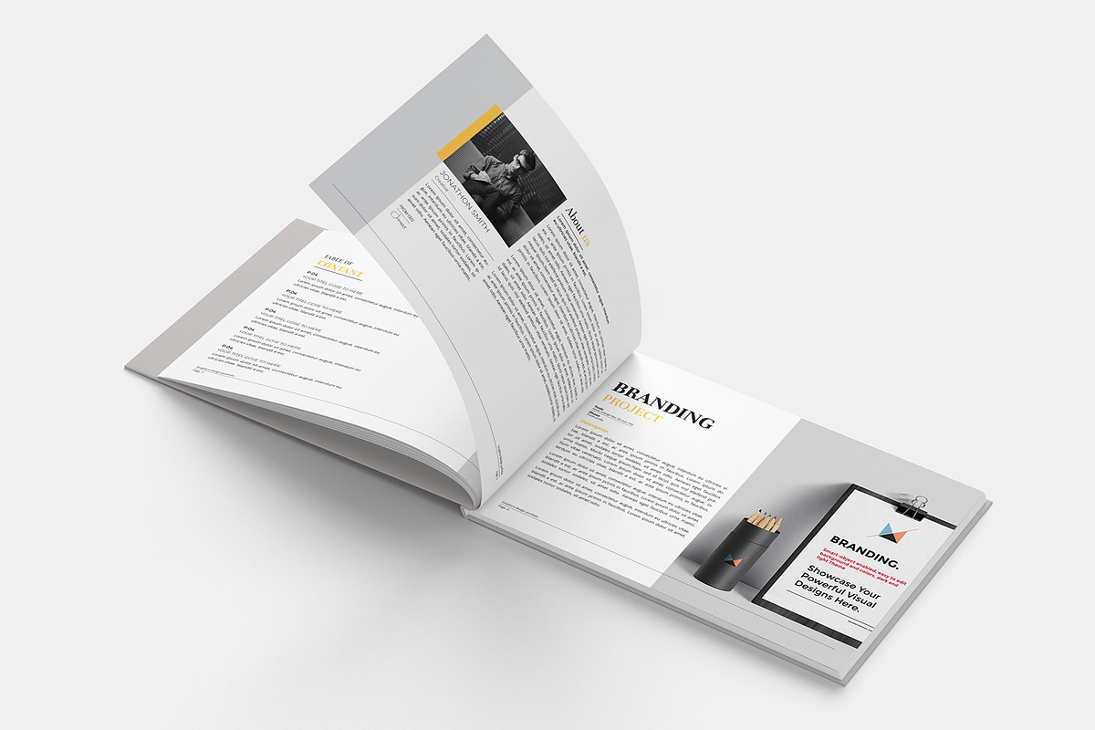 Brand Manual Portfolio, a Brochure Template by obayes