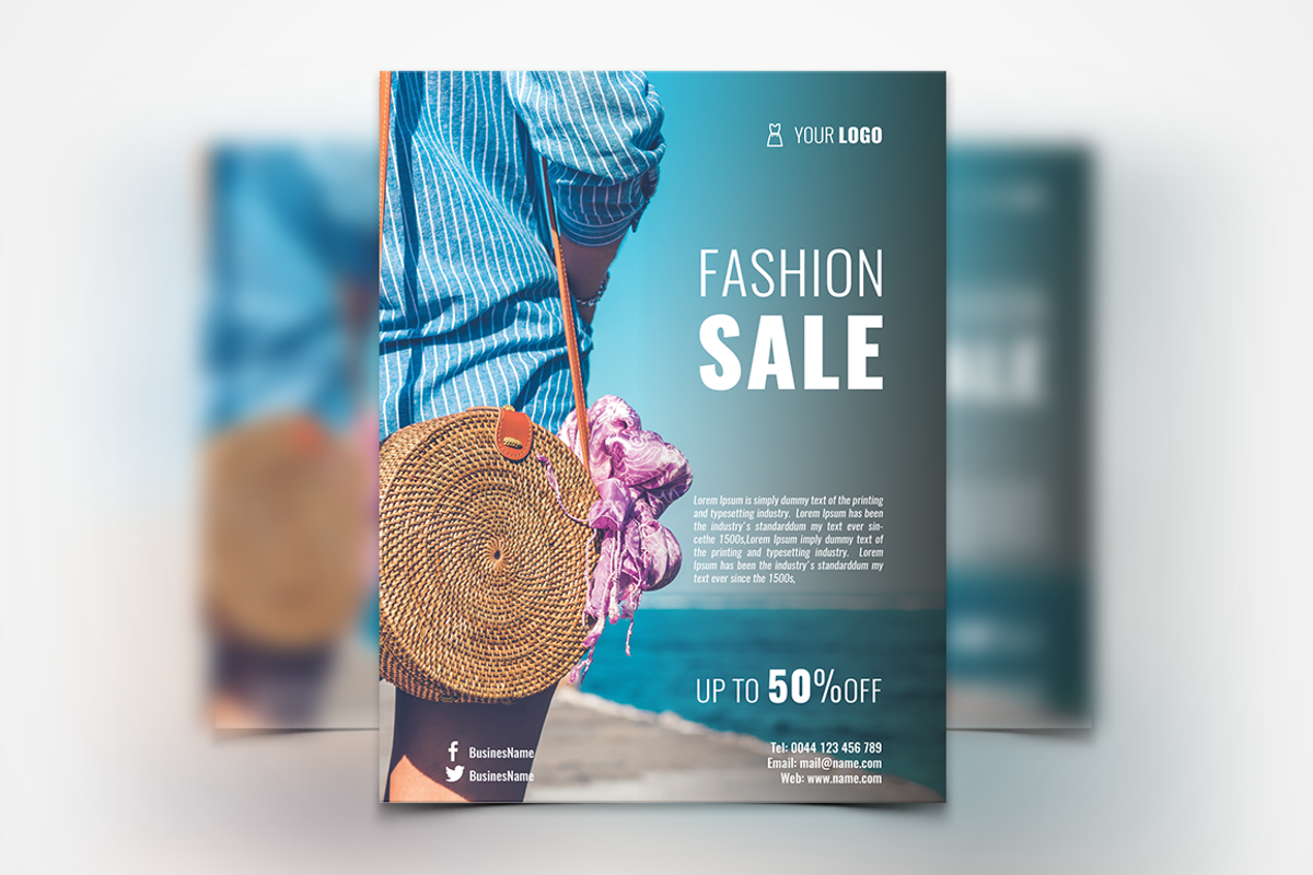 Women's Clothing Flyer, a Flyer Template by Creatricks
