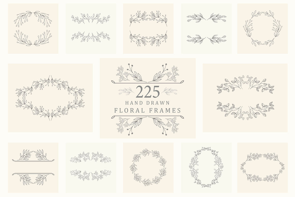 The best of the Line Art BUNDLE., a Decorative Illustration by Designwork