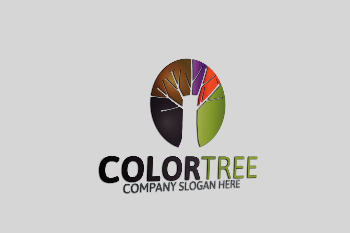 Color Tree Logo, a Branding & Logo Template by Josuf Media