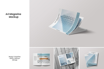 Magazine Layout (A4+US)(40 pages) | Magazine Templates ~ Creative Market