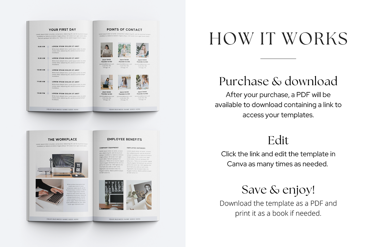 Employee Onboarding Template, a Magazine Template by ShopRShop