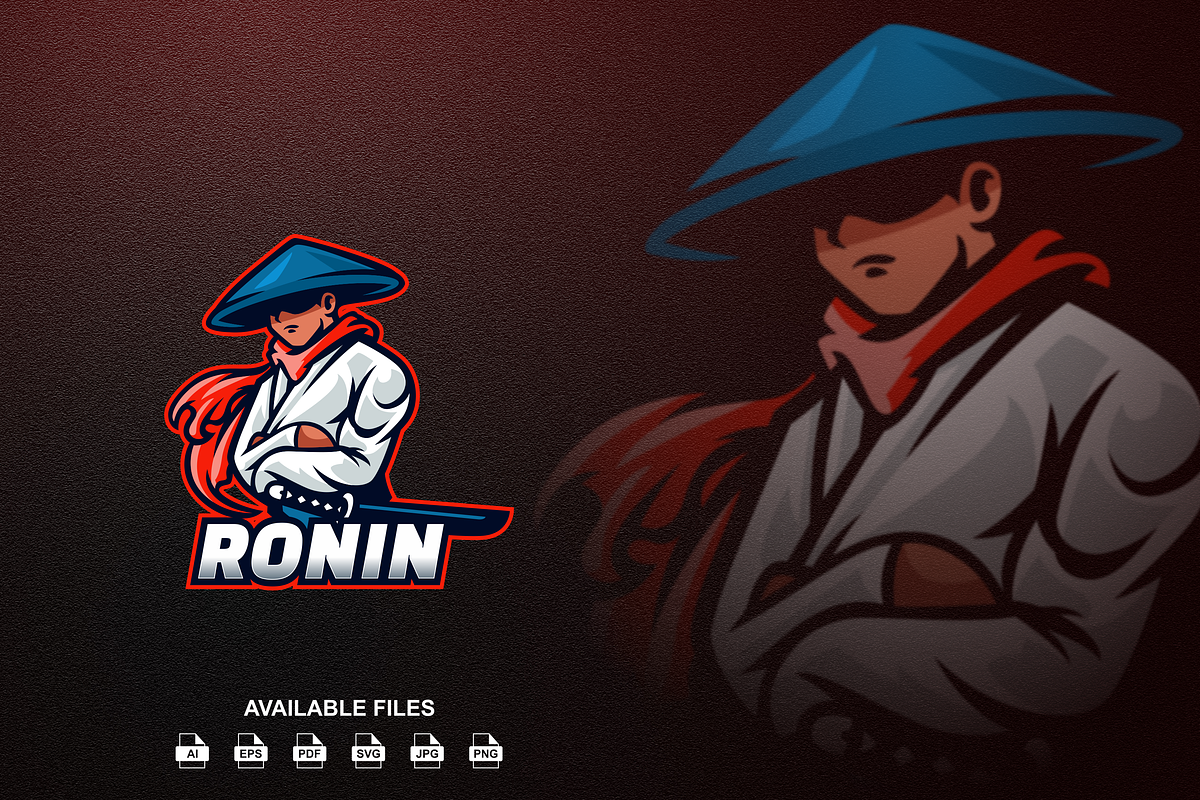 Ronin Logo, a Design Template by artchiles_design | Creative Market
