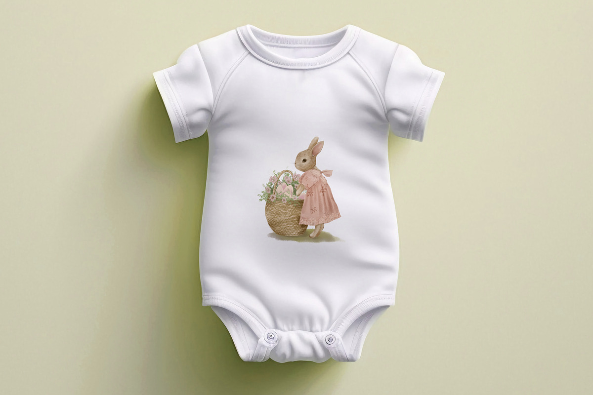 Vintage Rabbit clipart and poster | Creative Market