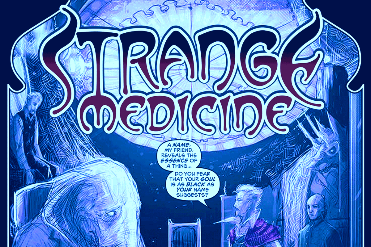 Elsewhere - Art Nouveau Comic Font