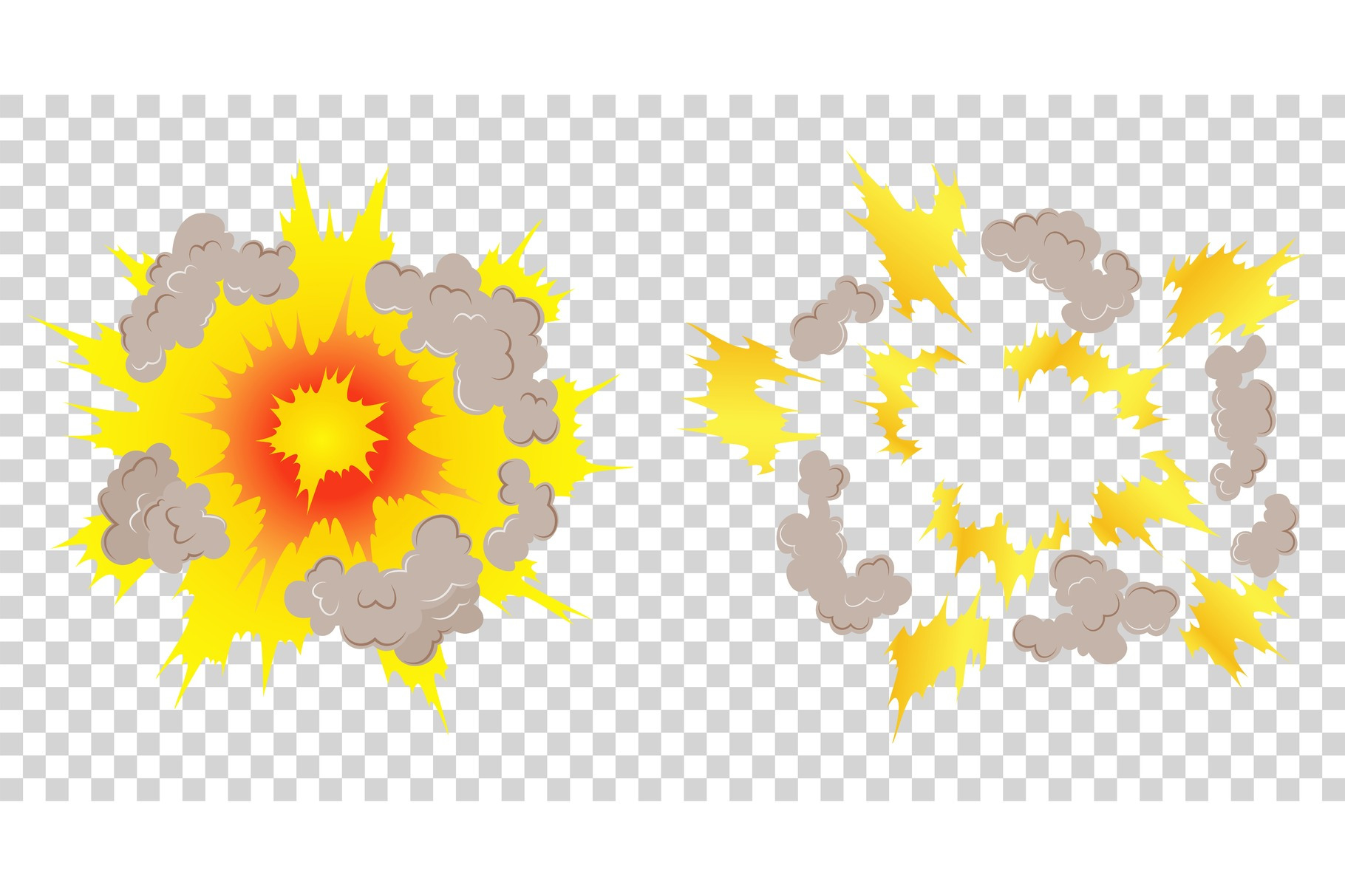 Cartoon explosion animation | Illustrations ~ Creative Market