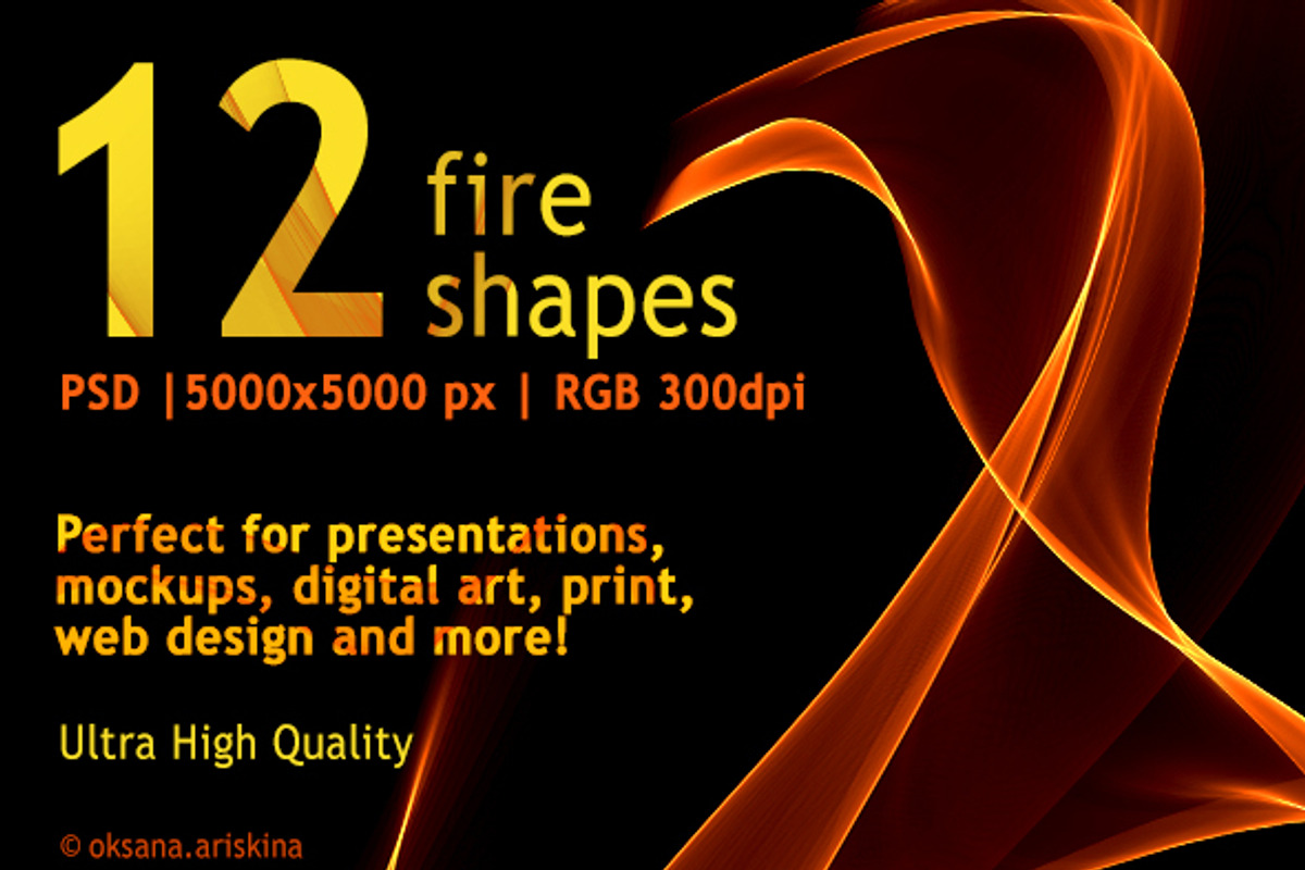 12 Flames and Fire shapes, a Graphic by Ocean Digital Art