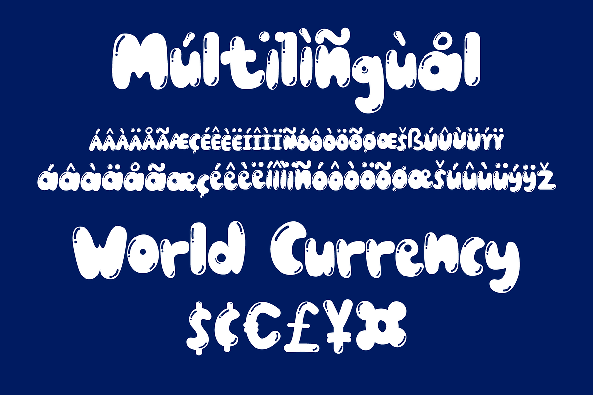 Just Bubble Font by Jetsmax