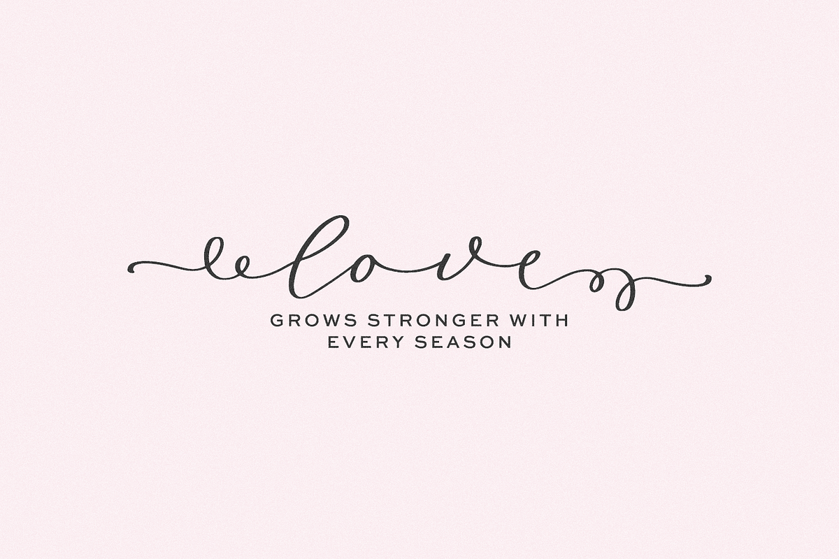 Wedding Season Script, a Script Font by Beck McCormick