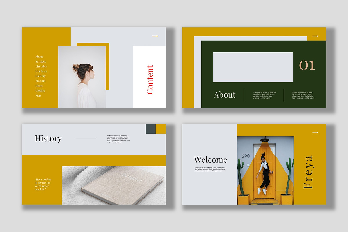 FREYA Googleslide Template, a Presentation Template by yaqublekker
