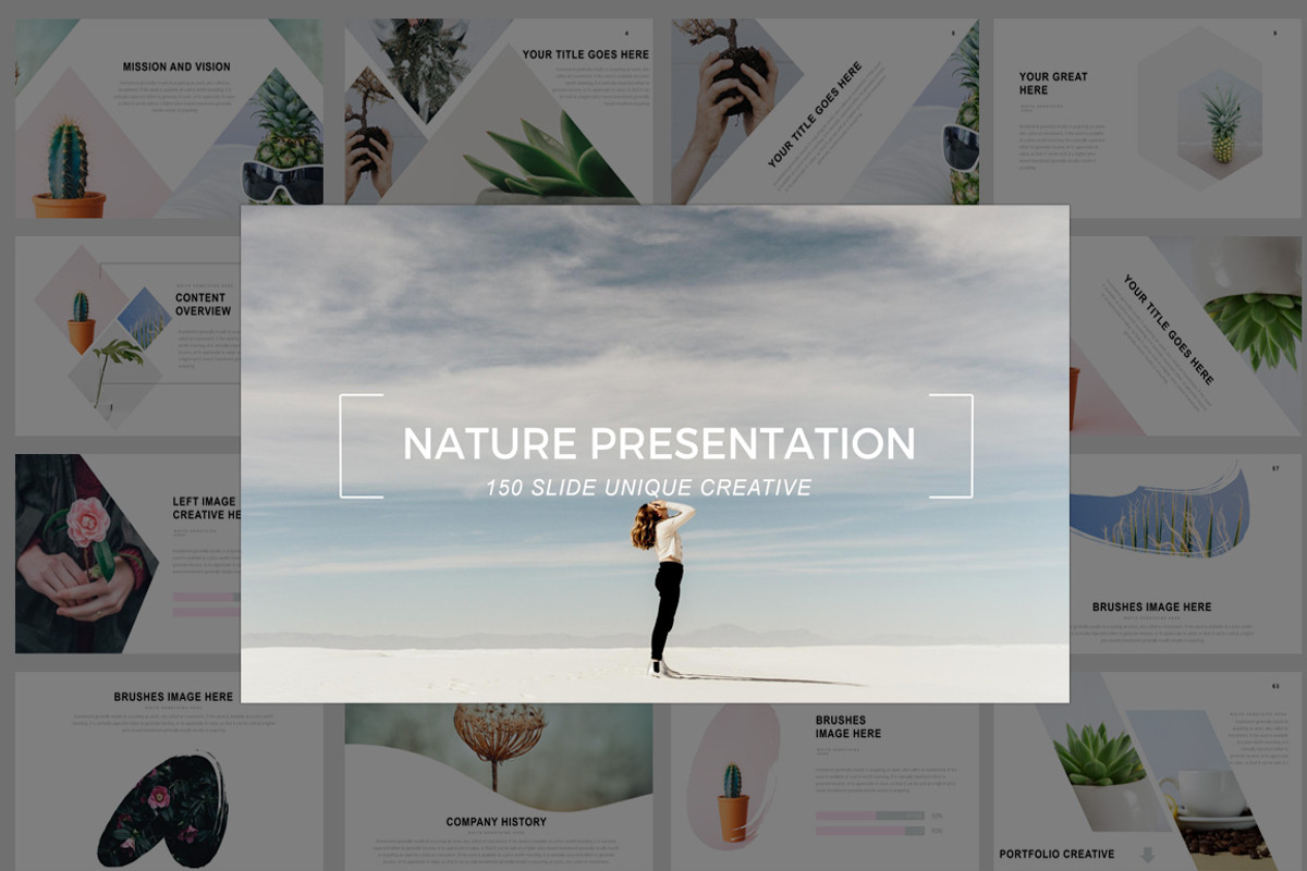 NATURE Presentation Powerpoint, a Presentation Template by SlideBester