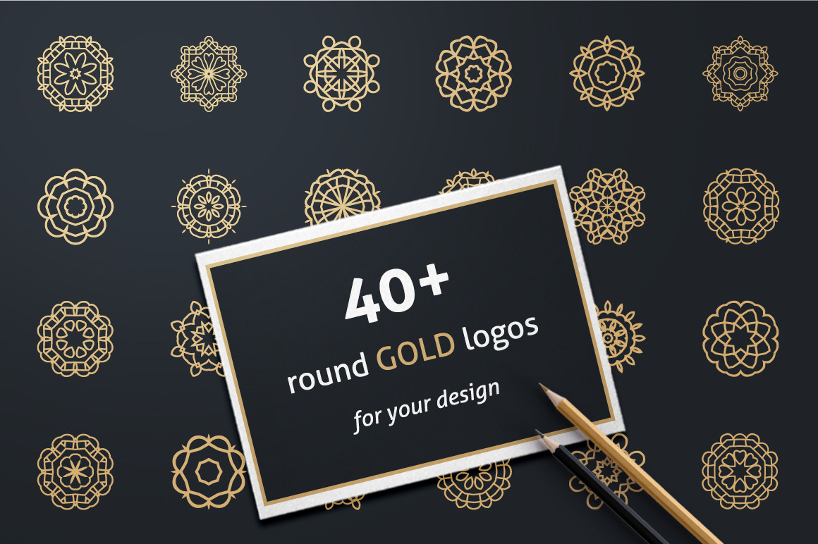 40+ GOLD LOGOS, a Branding & Logo Template by Wewhitelist
