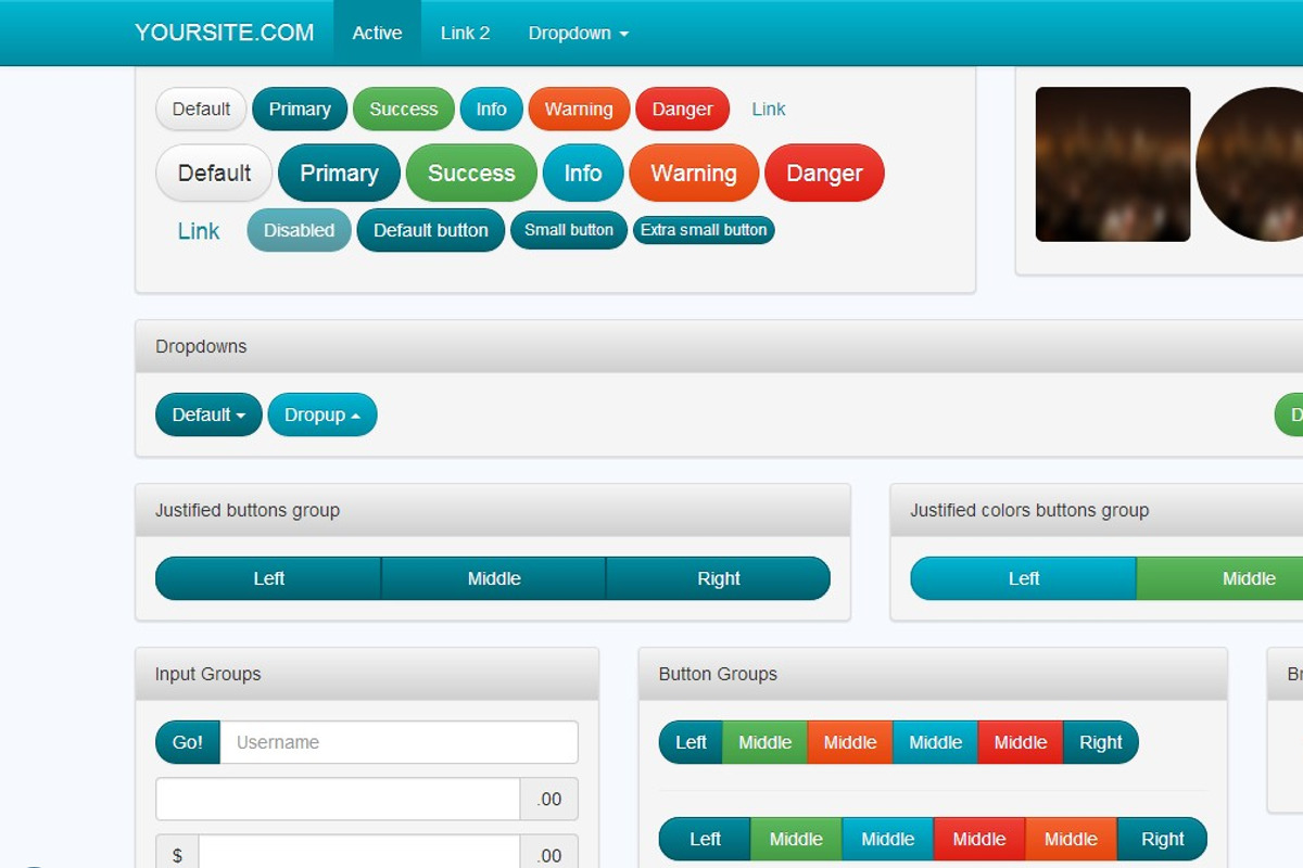 Bootstrap 3.0. Classic Blue theme, a Bootstrap Template by Bootstraptor