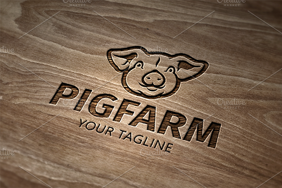 Pig Farm, a Branding & Logo Template by Steinar Logo