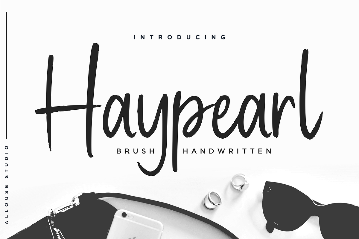 Haypearl Font, a Script Font by Allouse Studio