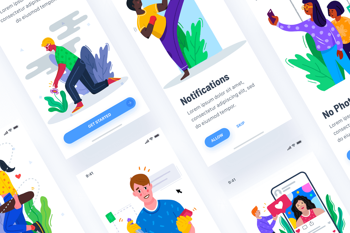 Colourful & Fun Illustrations, an Illustration by Nimart