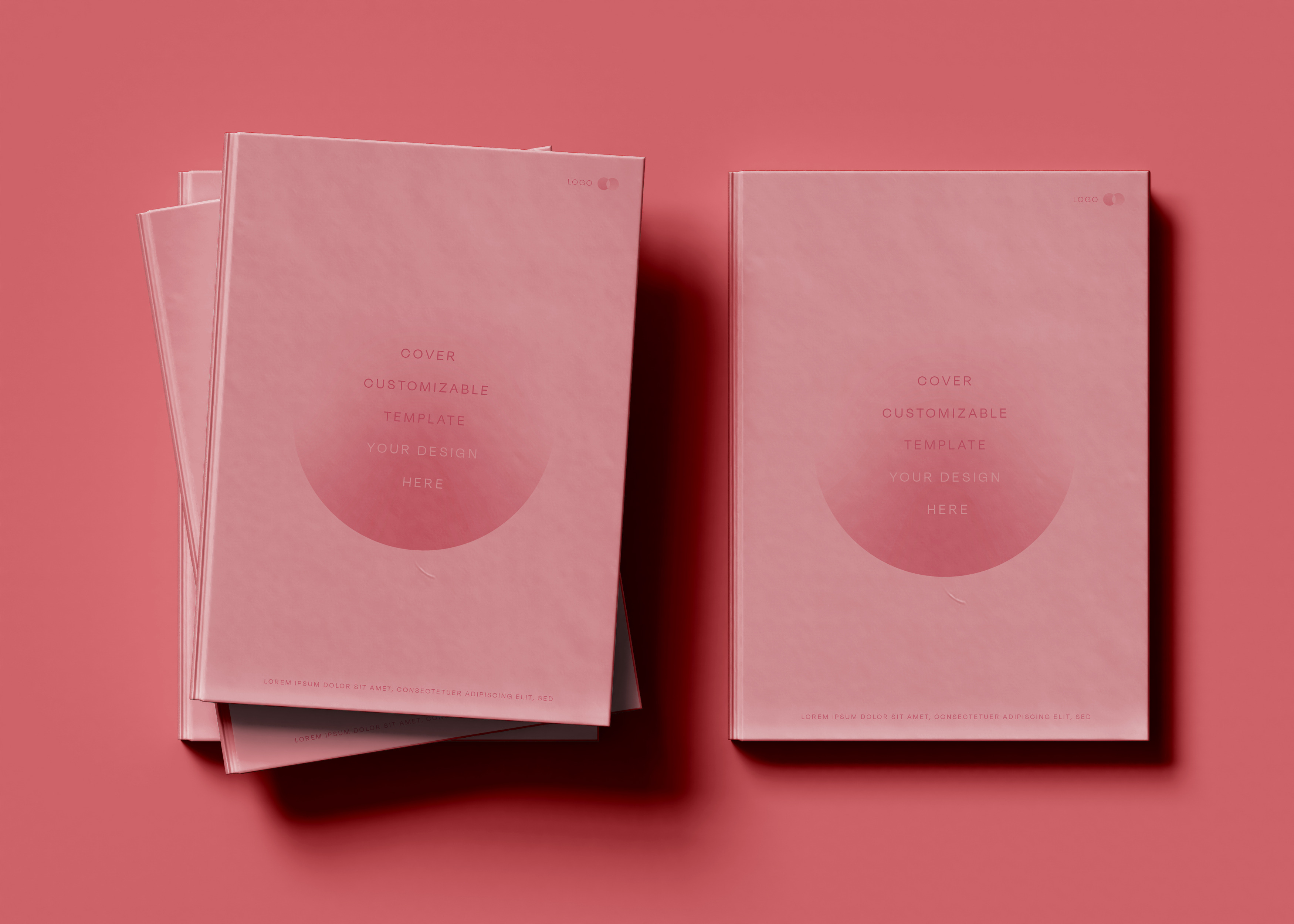 Stack of Books Mockup, a Books & Magazine Mockup by Mego-studio