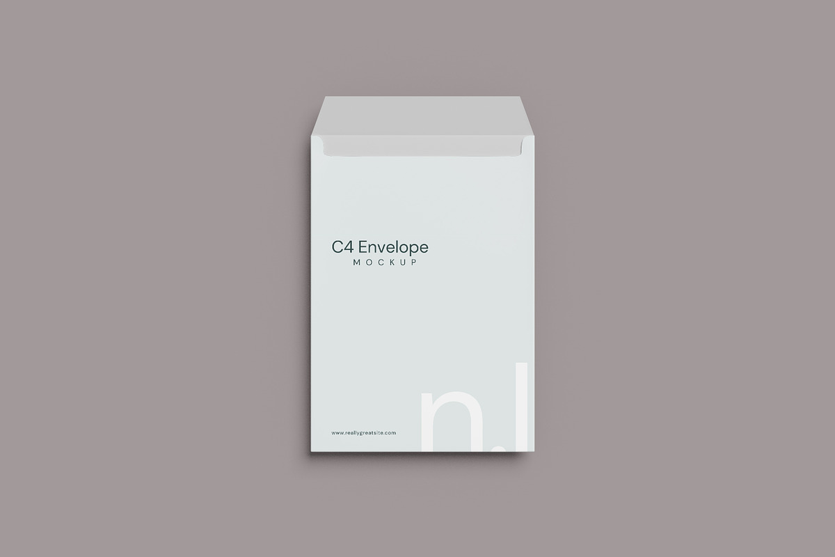 C4 Envelopes Mockup, a Print Template by Pexelcorner