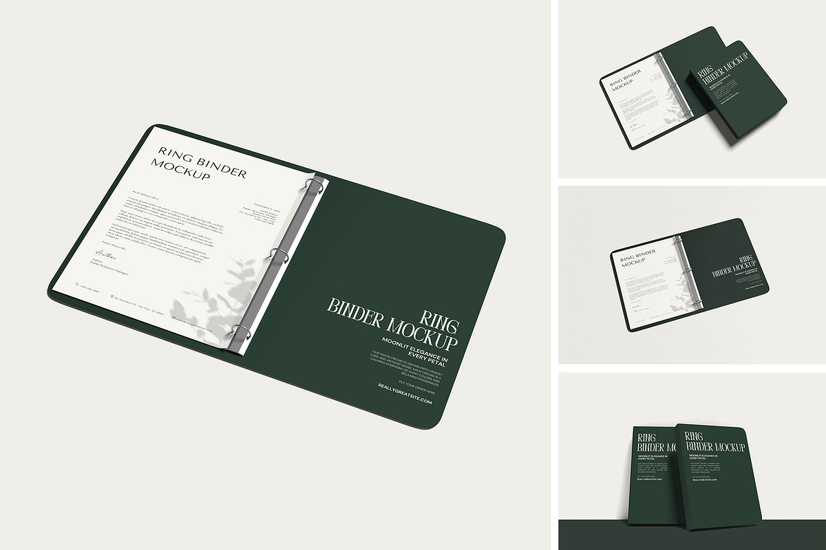 Binder mockup, a Mockup by xavier_studio