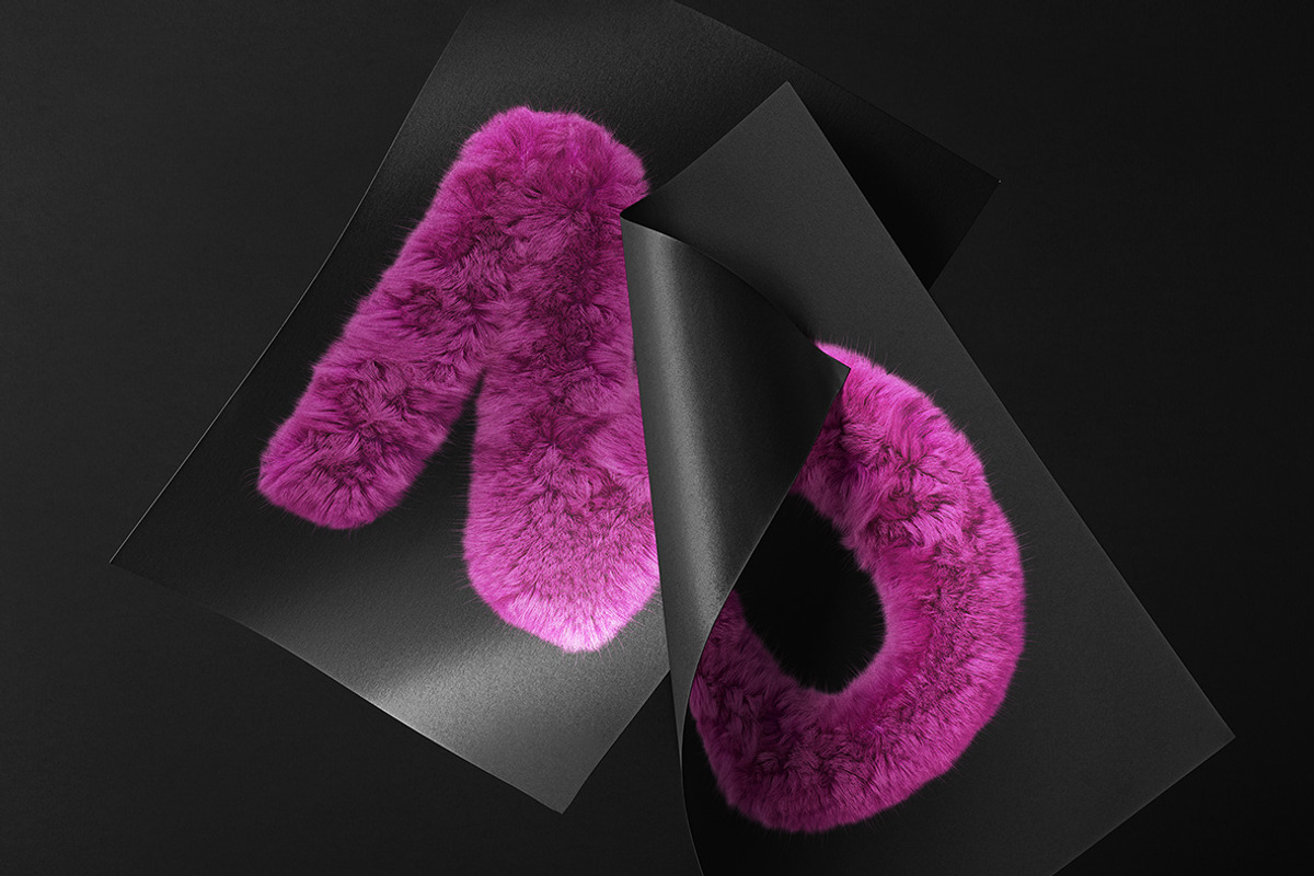 Pink Fur Font, a Font by Handmadefont