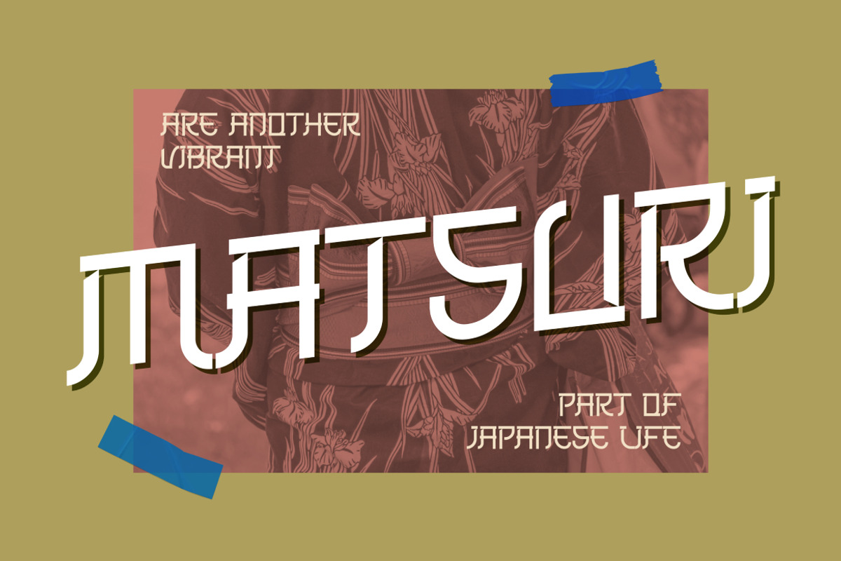 Hikari Japanese Style Typeface Font, a Sans Serif Font by Catalystco Studio
