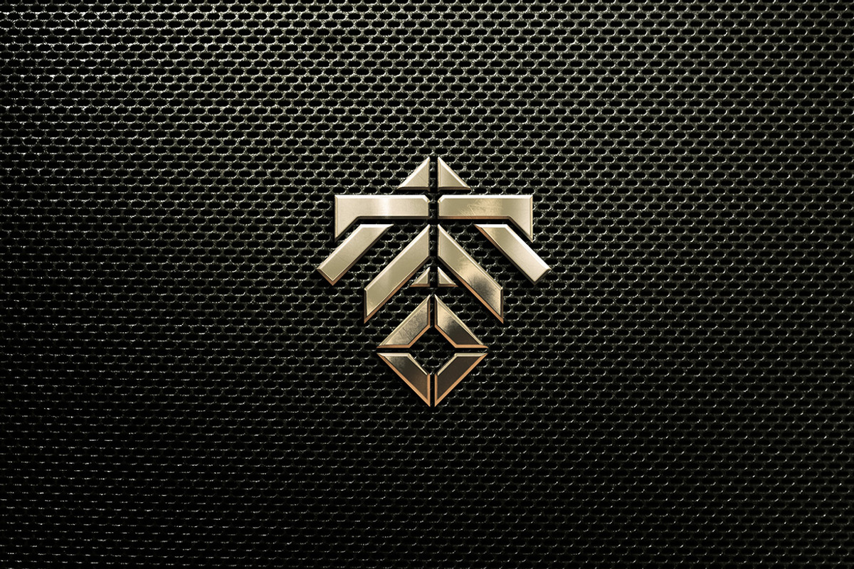 Logo Mockup Realistic Metal Texture, a Mockup by Modaldesain