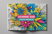 Colouring Book Canva Mockup