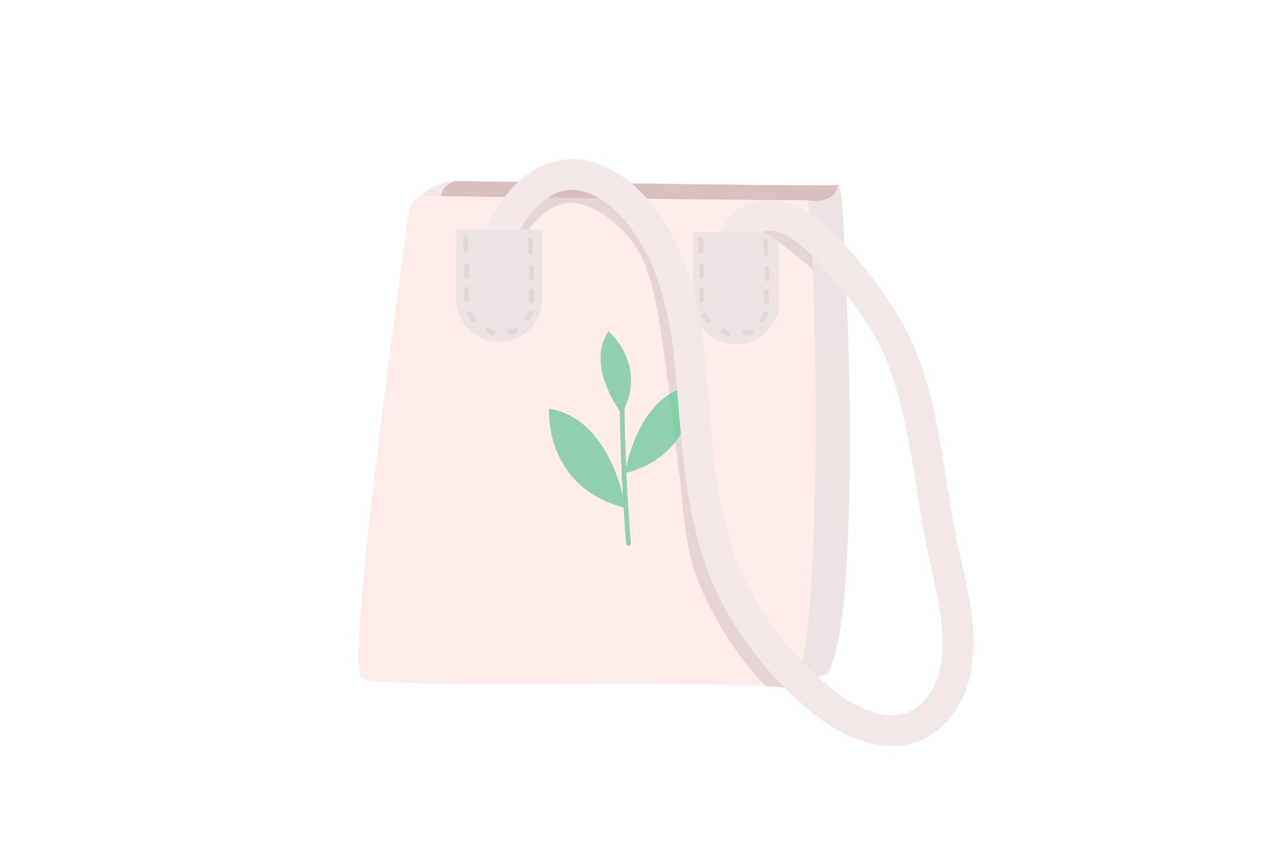 Eco tote bag cartoon illustration | Graphic Objects ~ Creative Market