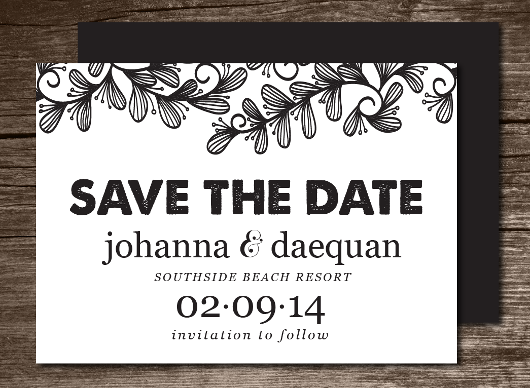 Save the Date Invitation, an Invitation Template by aticnomar