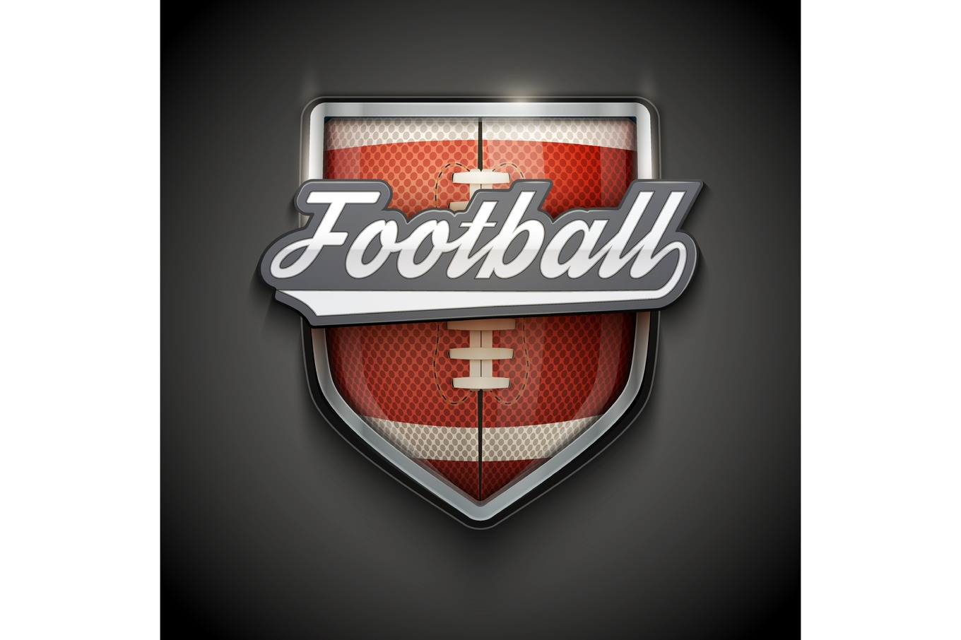 Premium symbols of US Football Tag, an Object Illustration by Vitamin