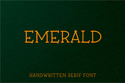 Emerald - Thin Serif Font | Serif Fonts ~ Creative Market