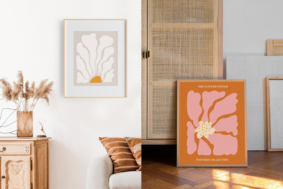 4 in 1 Retro Groovy Posters Bundle, an Object Graphic by Ayya Studio